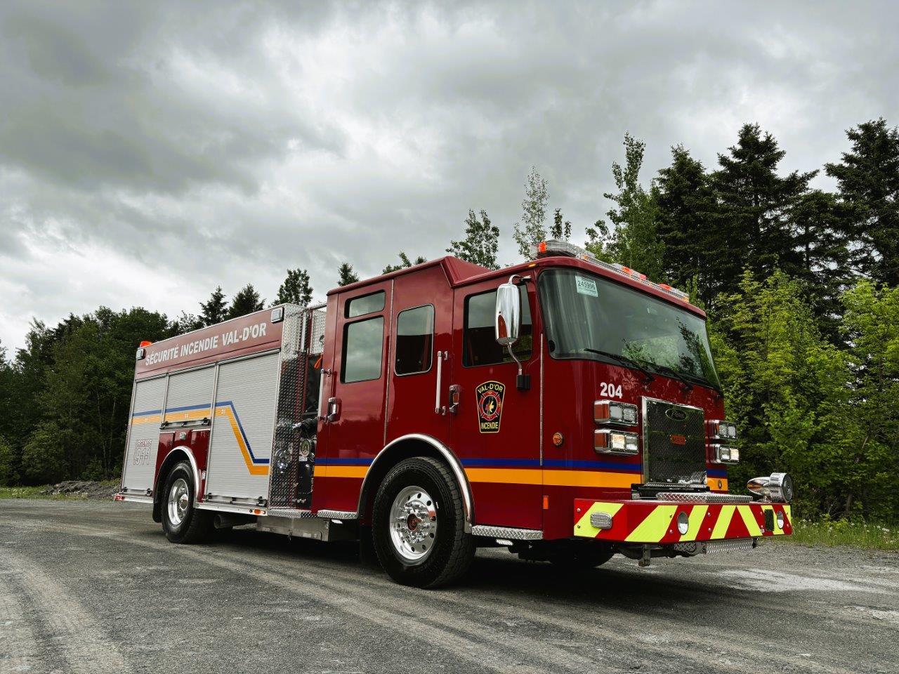 Service de sécurité Incendie de Val-d'Or - Autopompe Fire truck - MAXIMETAL